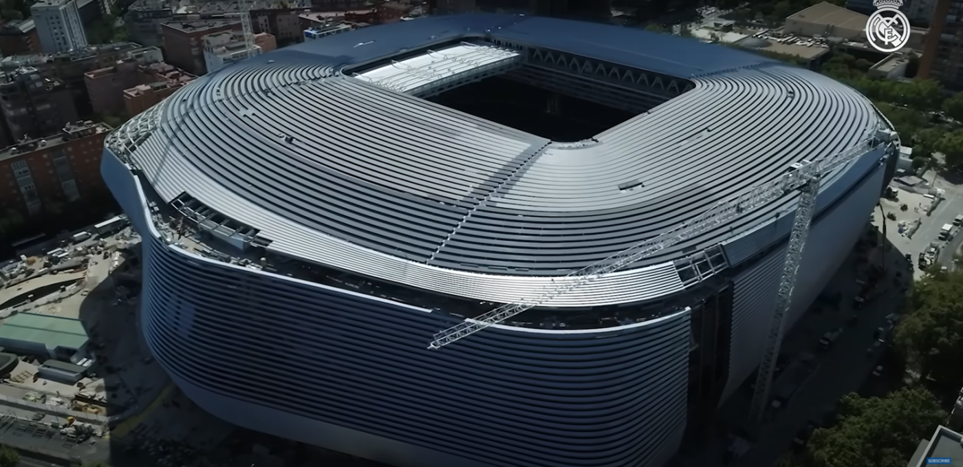 Madrid : Le Bernabeu profite de son nouveau toit - Gazon Sport Pro H24